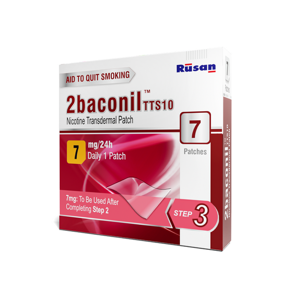 2baconil 7 mg One Month Nicotine Patch Therapy